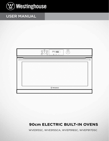 Westinghouse WVE915SC, WVE915SCA, WVEP916SC, WVEP917DSC User Manual ...