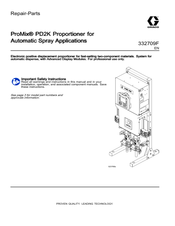 Graco ProMix PD2K Repair Parts | Manualzz