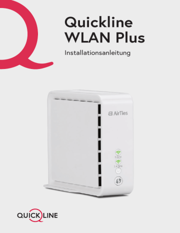 QuickLine WLAN Plus Installationsanleitung | Manualzz