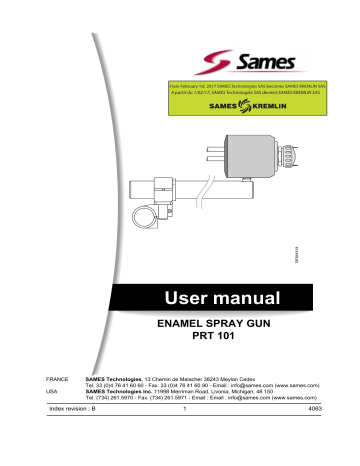 SAMES KREMLIN PRT 101 User Manual | Manualzz