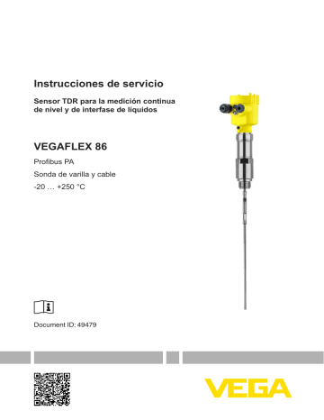Vega VEGAFLEX 83 Manual de usuario | Manualzz