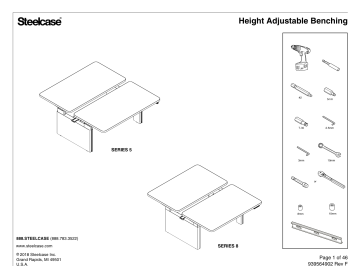 Steelcase SERIES 8, Series 5 Assembly Instructions Manual | Manualzz