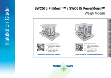 Mettler Toledo SWC515 PinMount Installation Manual | Manualzz