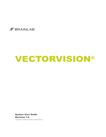 Brainlab VectorVision System User's Manual | Manualzz