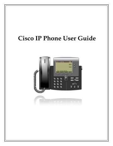 Cisco IP Phone User Manual | Manualzz