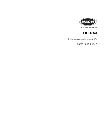 Hach FILTRAX Instrucciones de operación | Manualzz