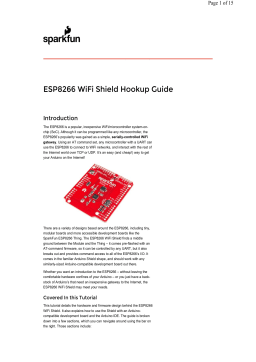 sparkfun ESP8266 - Manual