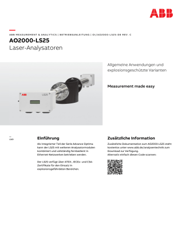 ABB AO2000-LS25 Betriebsanleitung | Manualzz