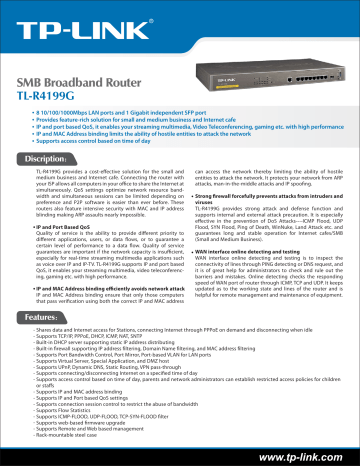 TP-LINK SMB Broadband Router User Manual | Manualzz