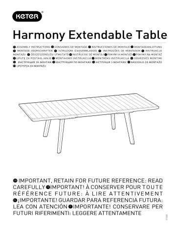 Keter Harmony Assembly Instructions Manual | Manualzz