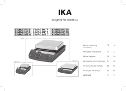 IKA C-MAG HS7 - Manual, Operating instructions