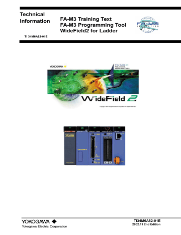 YOKOGAWA FA-M3 Vitesse Technical Information | Manualzz