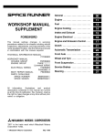 Mitsubishi 4M4 4M40, 4M41 Engine Service Bulletin | Manualzz