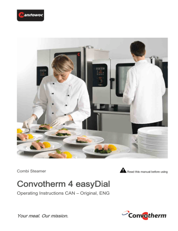 Convotherm 4 easyDial Operating Instructions Manual | Manualzz