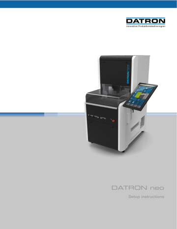 Datron neo Setup Instructions | Manualzz