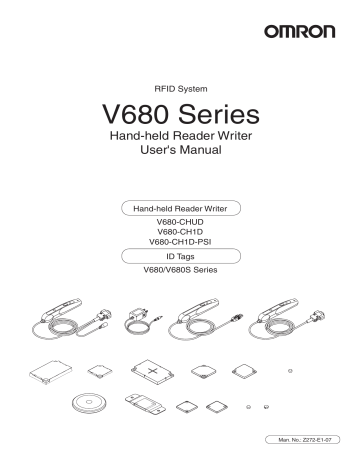 Operation Flowchart. Omron V680 Series, V680-CH1D, V680-CHUD, V680-CH1D ...