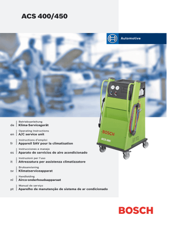 Bosch ACS 400, ACS 450 Betriebsanleitung | Manualzz