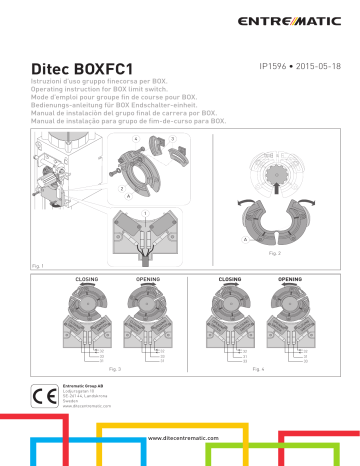 entrematic Ditec BOXFC1 Bedienungsanleitung | Manualzz