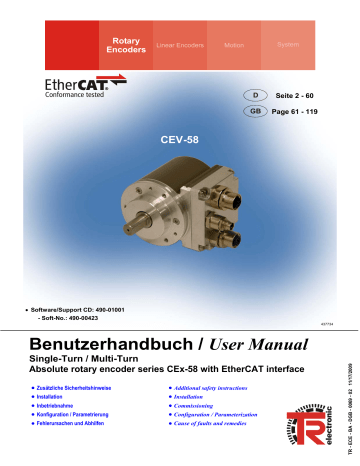 TR-Electronic CEV-58 User Manual | Manualzz