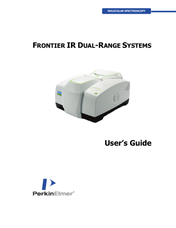 PerkinElmer Frontier IR User Manual | Manualzz
