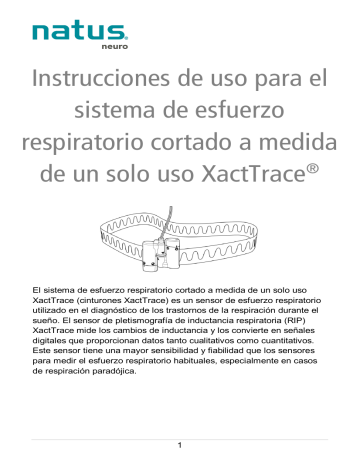 natus XactTrace Instrucciones de operación | Manualzz