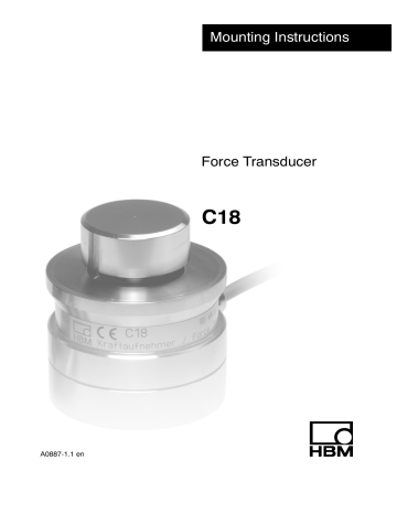 HBM C18 Mounting Instructions | Manualzz