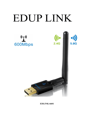 Edup EDLINK-6601 Installation guide | Manualzz