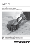 ORGAPACK OR-T 250 Operating Instructions | Manualzz