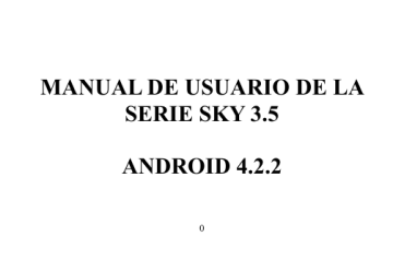 Sky 3.5 SERIES User Manual | Manualzz