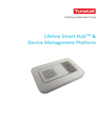 Tunstall Lifeline Smart Hub Manual | Manualzz