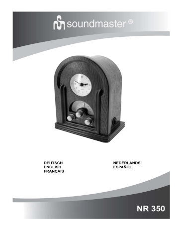 Soundmaster NR 350 Bedienungsanleitung | Manualzz