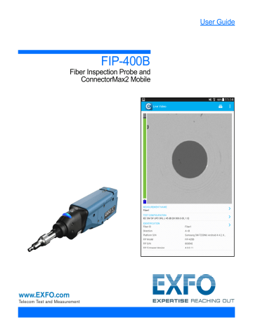 EXFO FIP-400B User Manual | Manualzz