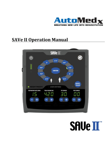 AutoMedx SAVe II Operation Manual | Manualzz