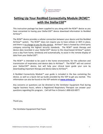 ResMed RCM Manual | Manualzz