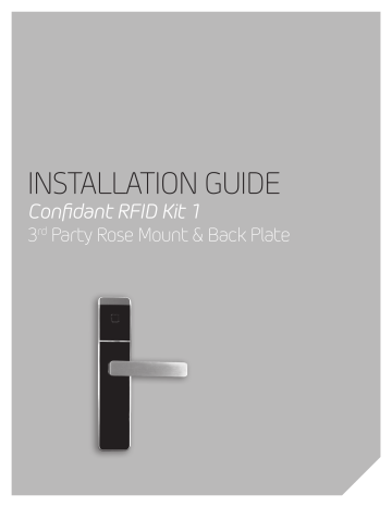 Kaba Confidant RFID Kit 1 Installation instructions | Manualzz