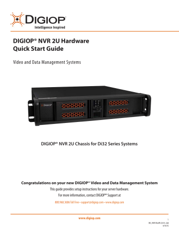 Digiop NVR 2U Quick Start Manual | Manualzz