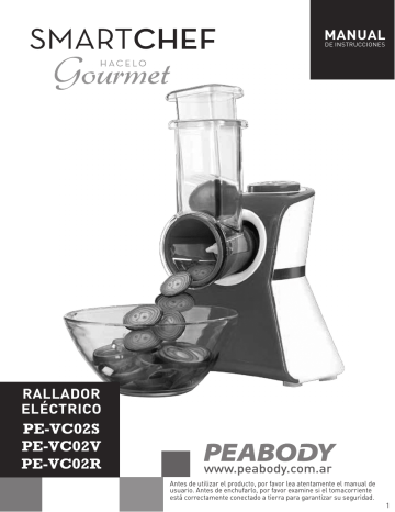 Peabody SMARTCHEF PE-VC02R Manual de usuario | Manualzz
