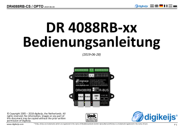 Digikeijs DR 4088RB-Serie Bedienungsanleitung | Manualzz