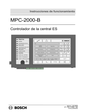 Bosch MPC-2000-B Instrucciones de operación | Manualzz