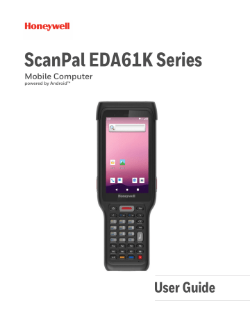 Honeywell ScanPal EDA61K-0, ScanPal EDA61K-1 User Manual | Manualzz