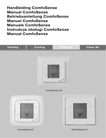 Zehnder Rittling ComfoSense 55, ComfoSense 67, ComfoSense Series, ComfoSense CH Instrukcja ...