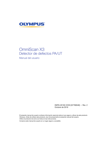 Olympus OmniScan X3 Manual de usuario | Manualzz