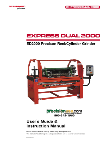 Bernhard EXPRESS DUAL ED2000 User Manual/Instruction Manual | Manualzz