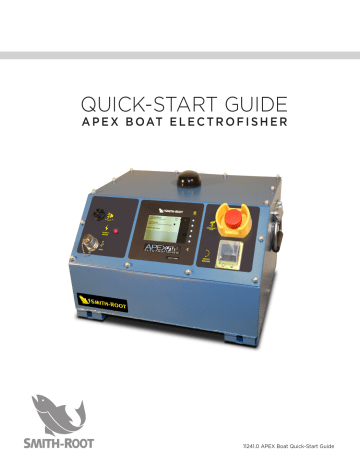 Smith-Root APEX BOAT ELECTROFISHER Quick Start Manual | Manualzz