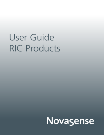 Novasense RIC User Manual | Manualzz
