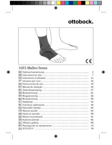 Otto Bock 50S5 MALLEO SENSA Operating instructions | Manualzz