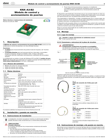 elsner elektronik KNX A3-B2 Manual de usuario | Manualzz