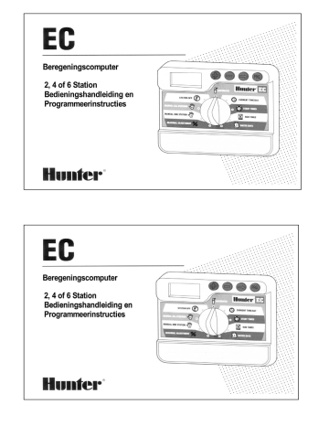 Hunter EC de handleiding | Manualzz