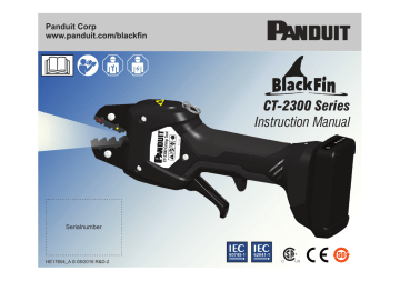 Panduit BlackFin CT-2300 Series Instruction Manual | Manualzz