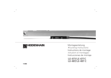 HEIDENHAIN LS 477, LS 487, LS 487 C Instrucciones De Montaje | Manualzz
